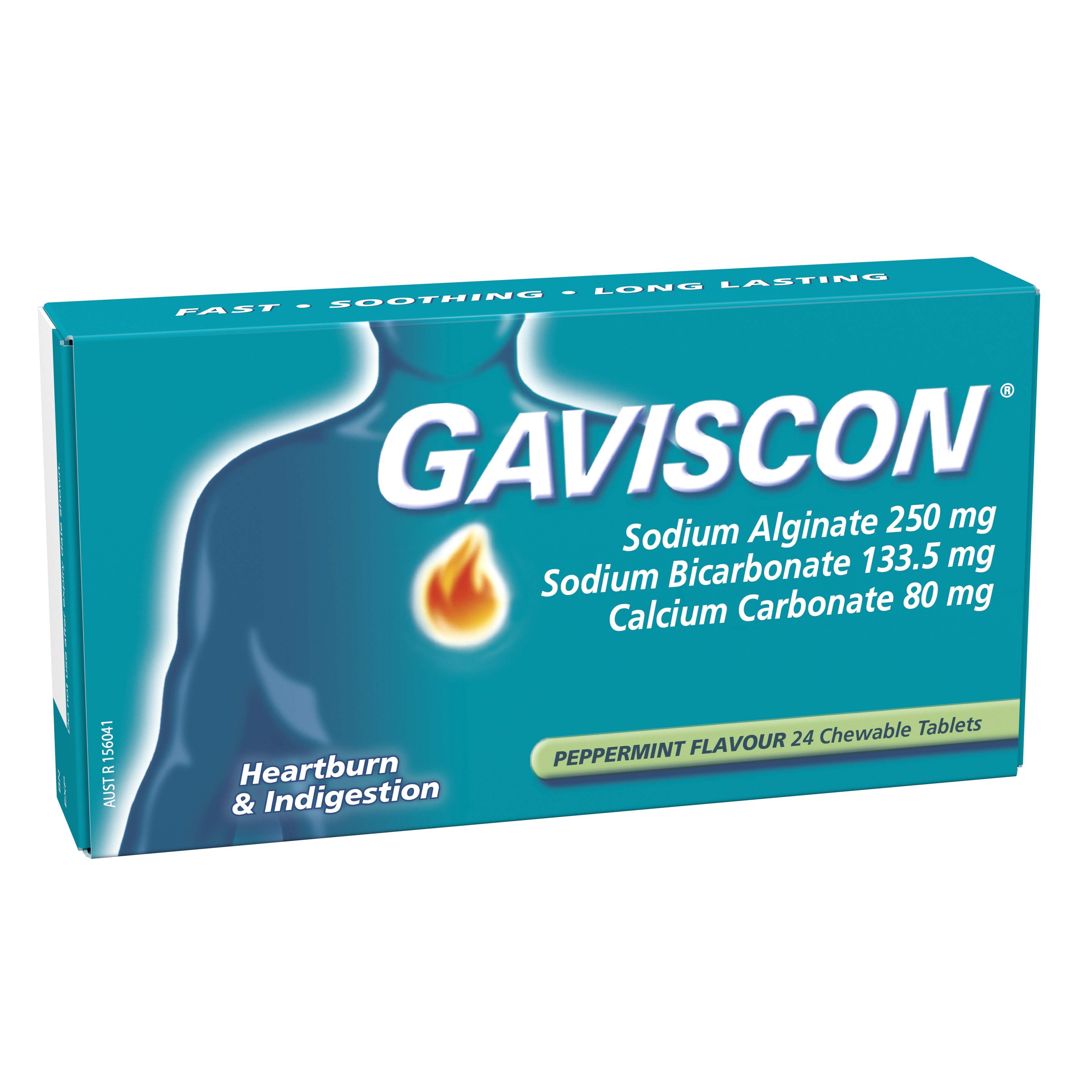 Gaviscon Extra Strength Peppermint Tablets 24 Pack | Healthcare ...